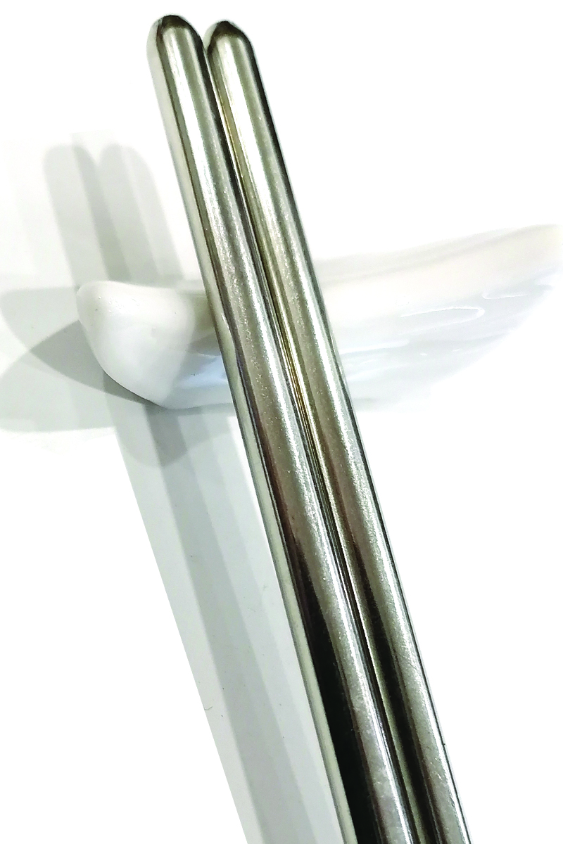 Stainless Steel Chopsticks and Holders Dining Set | Orchid Chopsticks