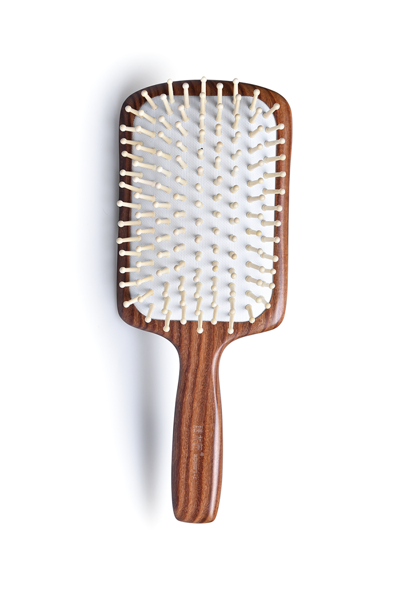 8100043 | Tan's Swartzia sp. Wooden Hair Brush | Orchid Chopsticks